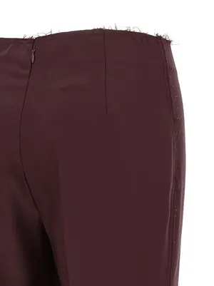 GIANLUCA CAPANNOLO Frayed Edge Casual Pants