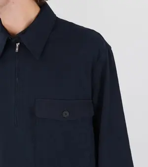 Studio Nicholson Half-zip Shirt