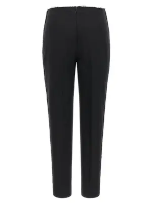 GIANLUCA CAPANNOLO Frayed Edge Casual Pants