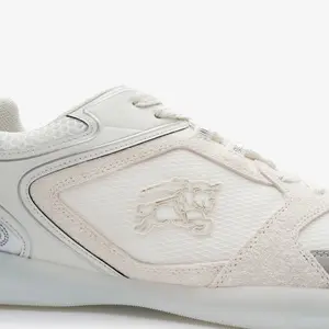 Burberry Matrix Sport Sneakers - Silver/white