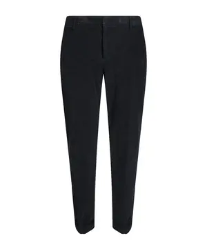 DONDUP Corduroy Straight Leg Cuffed Trousers