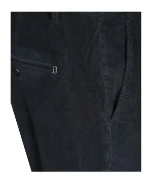 DONDUP Corduroy Straight Leg Cuffed Trousers