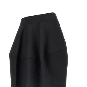 Jacquemus Solid Color Midi Skirt