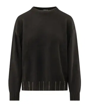 Fabiana Filippi Ribbed Jumper - Black