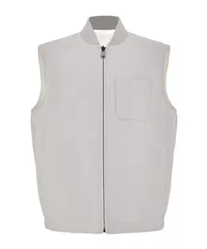Canali Reversible Vest - Grey
