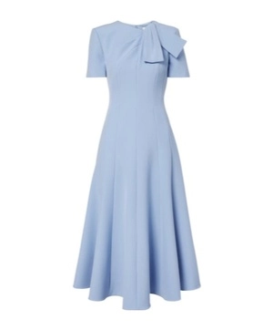 Blue Knee Length Dresses