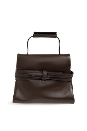 Moschino Flap Handbag - Brown