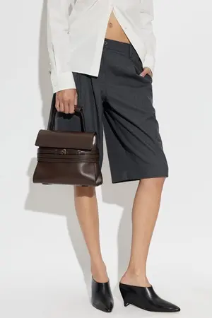 Moschino Flap Handbag - Brown