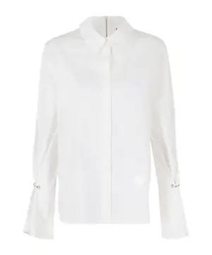 Erika Cavallini Long-sleeved Shirt With Fold-over Collar