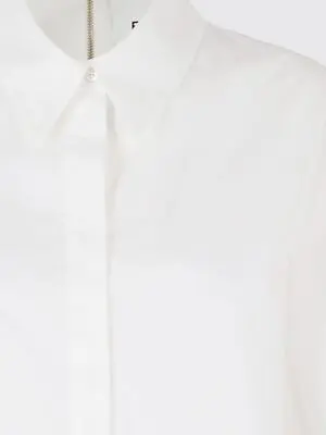 Erika Cavallini Long-sleeved Shirt With Fold-over Collar