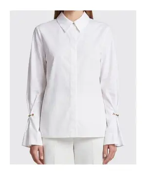 Erika Cavallini Long-sleeved Shirt With Fold-over Collar