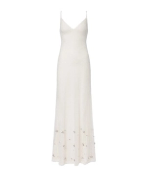 Roland Mouret Embellished V-neck Gown