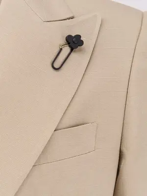 LARDINI Single-breasted Peak-lapel Blazer