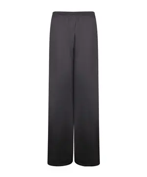 Fabiana Filippi Wide-leg Satin Trousers - Black