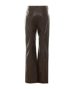 Liu Jo Faux Leather Wide-leg Pants