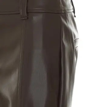 Liu Jo Faux Leather Wide-leg Pants