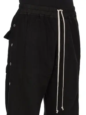 Rick Owens Wide Pusher Press-stud Track Pants