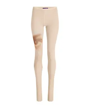 JEAN PAUL GAULTIER Face" Printed Mesh Trousers