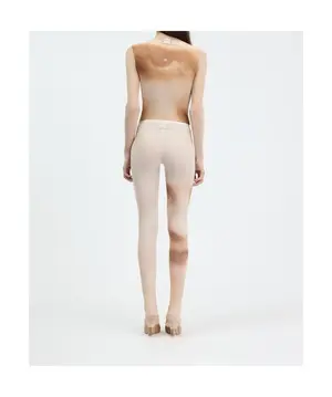 JEAN PAUL GAULTIER Face" Printed Mesh Trousers