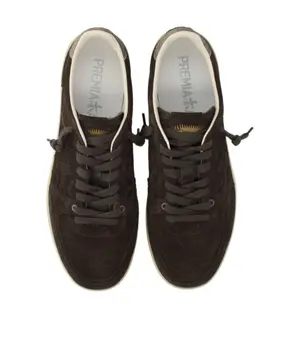 Premiata Bskt Suede Leather Sneakers