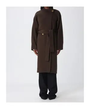 Alberta Ferretti Belted Coat - Black
