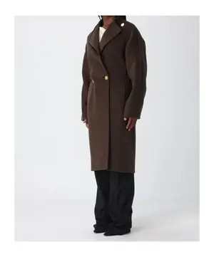 Alberta Ferretti Belted Coat - Black
