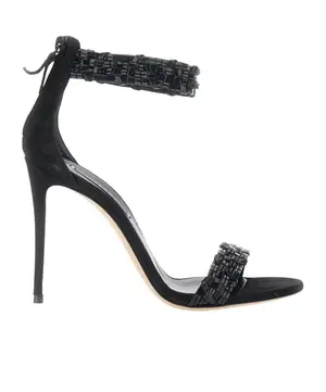 Casadei Braided Stiletto Heels With Buckle Fastening