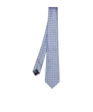 Giorgio Armani Pointed-tip Tie - Blue