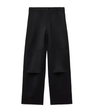 Kenzo Double Knee Chino In Virgin Wool