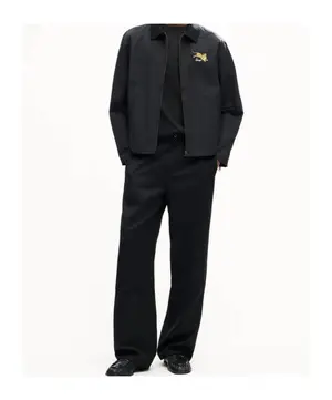 Kenzo Double Knee Chino In Virgin Wool