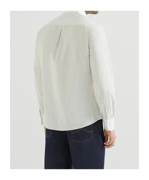 Brunello Cucinelli Striped Shirt