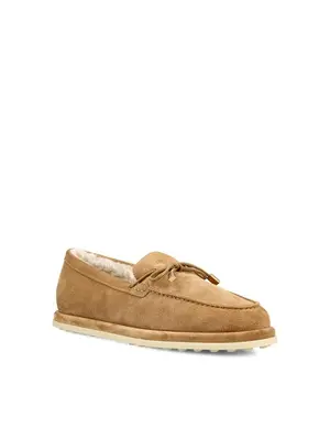 TOD'S Bow Trim Lined Flat Shoes