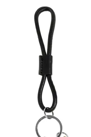 Dsquared2 Leather Geometric Logo Keychain