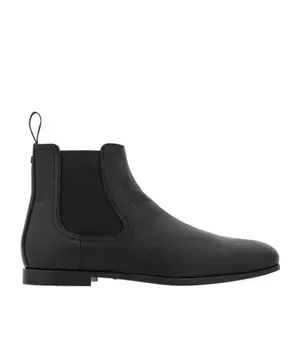 FERRAGAMO Calfskin Suede Chelsea Boot