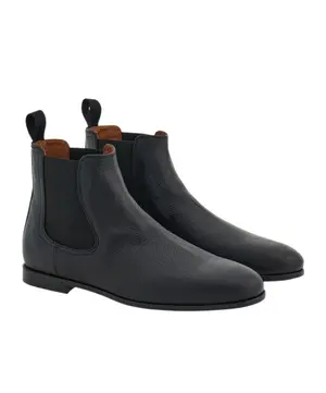 FERRAGAMO Calfskin Suede Chelsea Boot