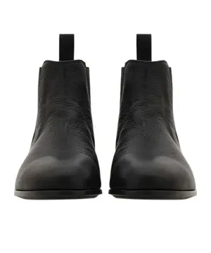 FERRAGAMO Calfskin Suede Chelsea Boot
