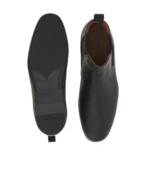 FERRAGAMO Calfskin Suede Chelsea Boot