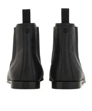 FERRAGAMO Calfskin Suede Chelsea Boot