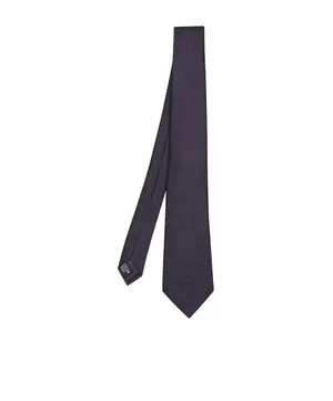 Giorgio Armani Pointed-tip Tie - Blue