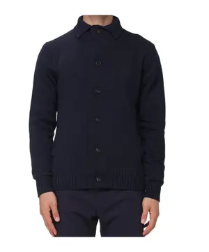 ZANONE Long-sleeve Single-breasted Cardigan - Blue