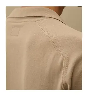 C.P. COMPANY Open Collar Knitted Polo Shirt