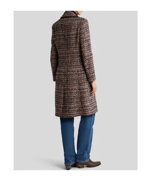Etro Multicoloured Tweed Coat