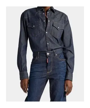 Dsquared2 Dark-shirting Western Shirt