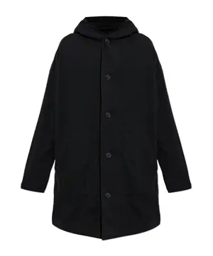 Yohji Yamamoto Long-sleeved Hooded Jacket