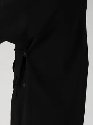 Yohji Yamamoto Wool Gabardine Vest Layered Blouse