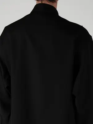 Yohji Yamamoto Wool Gabardine Vest Layered Blouse