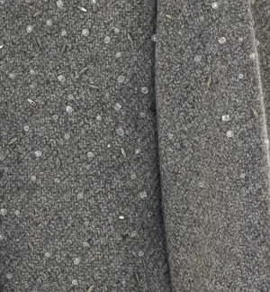 GOLDEN GOOSE Double Breasted Embellished Short Coat - Grey