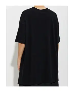 Yohji Yamamoto Oversized Draped Pocket T-shirt - Black