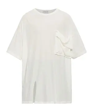 Yohji Yamamoto Draped Pocket Oversized T-shirt
