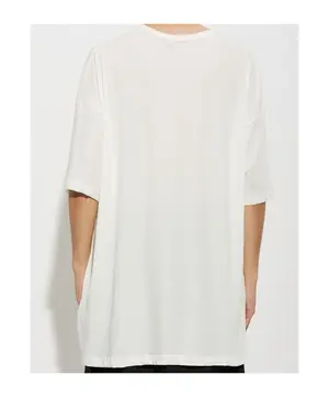 Yohji Yamamoto Draped Pocket Oversized T-shirt